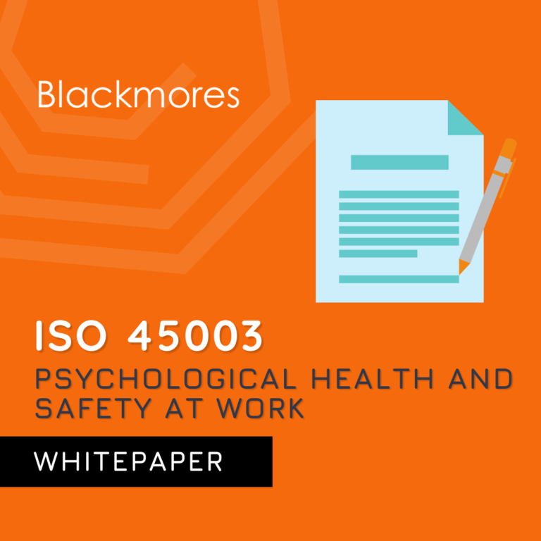 #82 What is ISO 45003? Part 1 - Blackmores