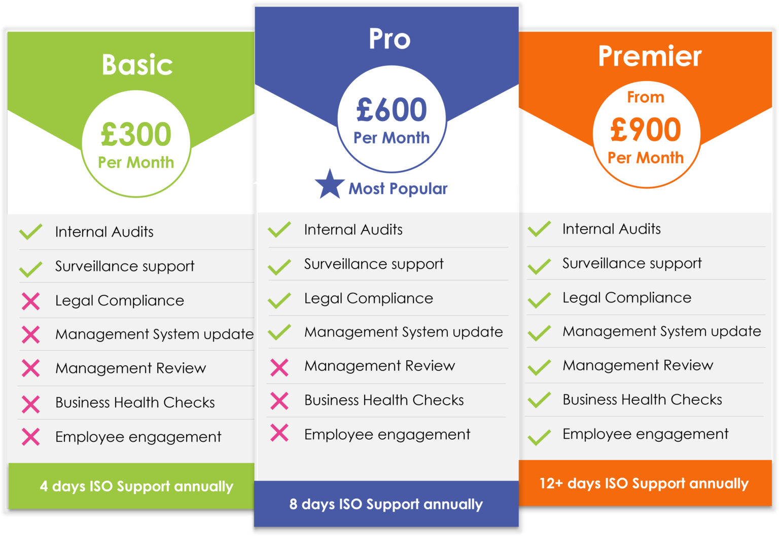 ISO Support Plans for Guidance and Support When You Need it